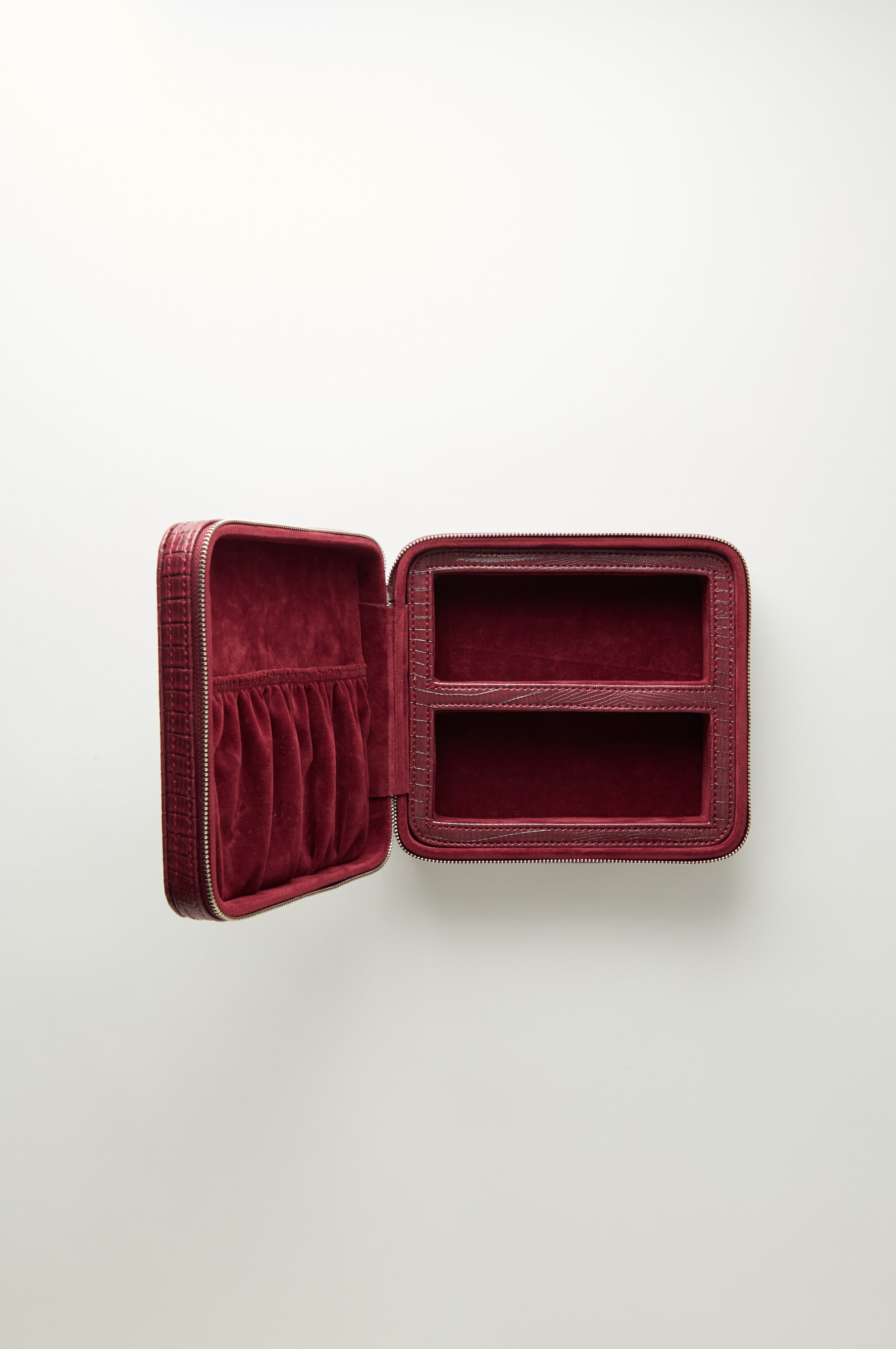 Mini Jet / Burgundy Croc | Lexxola